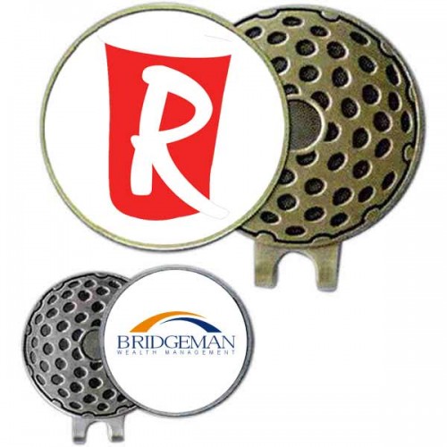 Customized Golf Ball Markers - custom logo ball markers and hat clips